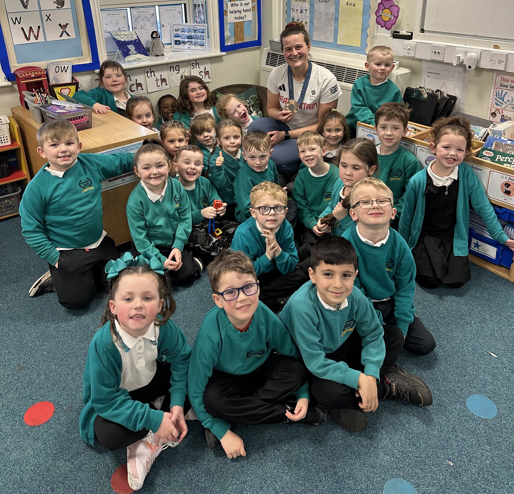 GB Olympian Visits Brookside | Brookside Primary School